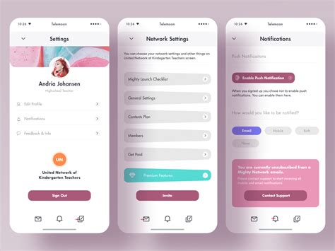 User Settings V By Rifayet Uday On Dribbble
