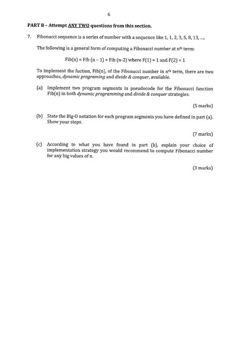 Solved Part B Attempt Any Two Questions From This Section