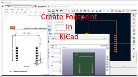 Kicad Create Footprint Youtube