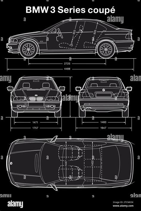 Bmw 3 Series 2003 Stock Vector Images Alamy