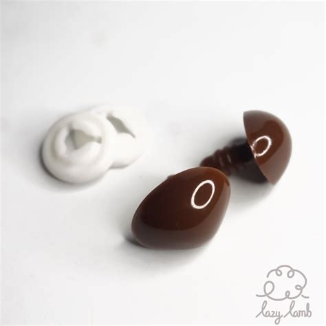 Brown Triangle Safety Nose Lazy Lamb Shop