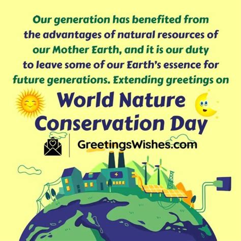 World Nature Conservation Day Quotes And Messages 28 July Greetings