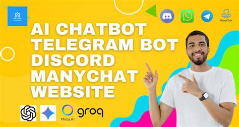 Develop Ai Chatbot For Telegram Discord And Website With Real Time Integration By Avinyaai
