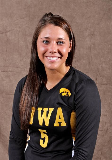 Lauren Friedman Volleyball 2009 10 Iowa Hawkeyes Athletics