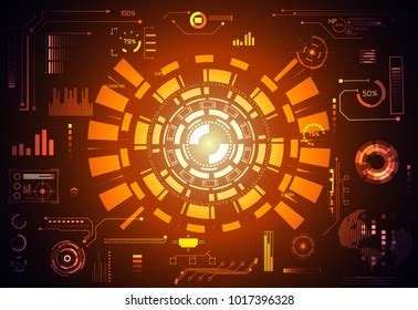 Abstract Technology Ui Futuristic Concept Hud Stock Vector Royalty Free Shutterstock