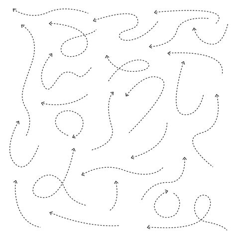 Premium Vector Free Vector Clean Dot Style Hand Drawn Doodle Arrows Set