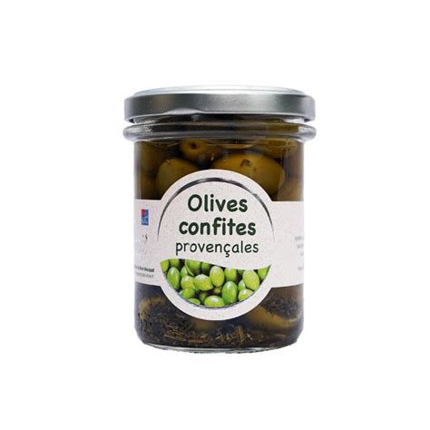 Olives Confites à La Provençale 165 G Amandes Et Olives Du Mont