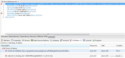 could not initialize class org apache maven plugin war util