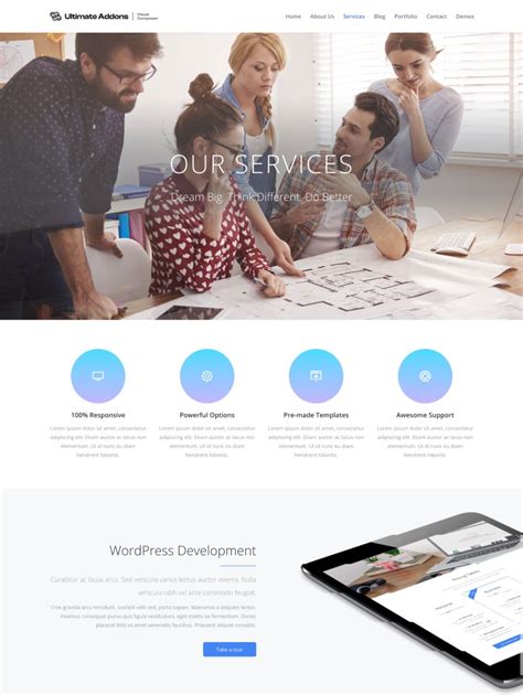 60 Premium Visual Composer Templates Full Website Demos