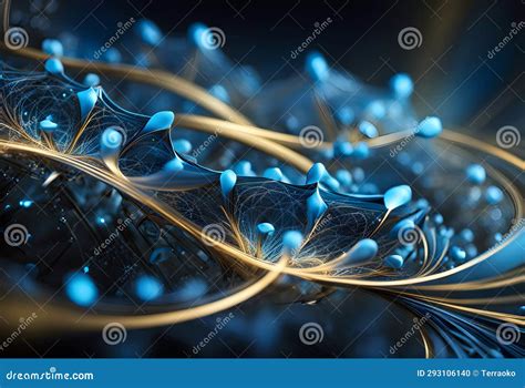 Abstract Background Of Intertwining Neural Connections Concept Of E Network Internet Network