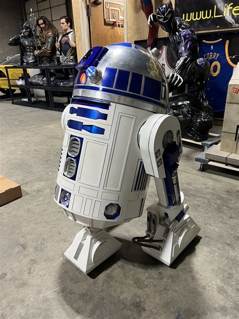Life Size Star Wars All Aluminum Remote Controlled R2 D2 Full Size 11