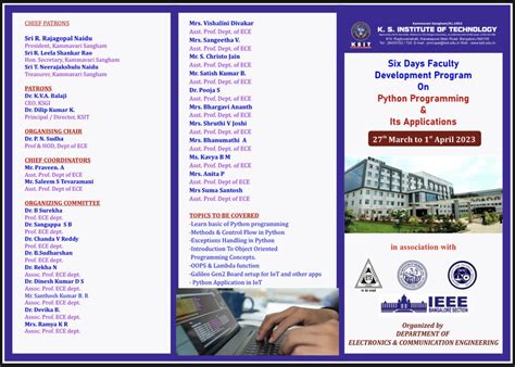 six days faculty development program on python progranming and it s… k