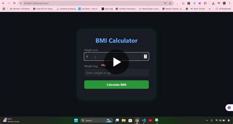 100daysofcode Javascript Frontenddevelopment Bmicalculator Muhammad Bilal
