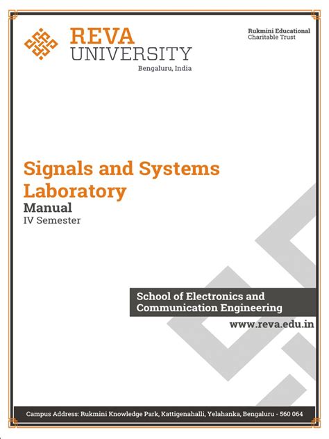 signals and systems lab manual pdf signal processing computer