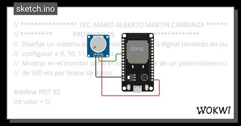 Analogico Wokwi Esp32 Stm32 Arduino Simulator