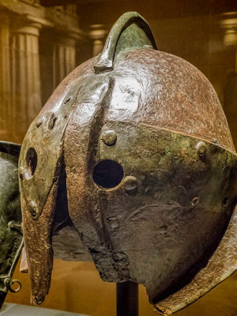Roman Times Roman Gladiator Armor And Helmets