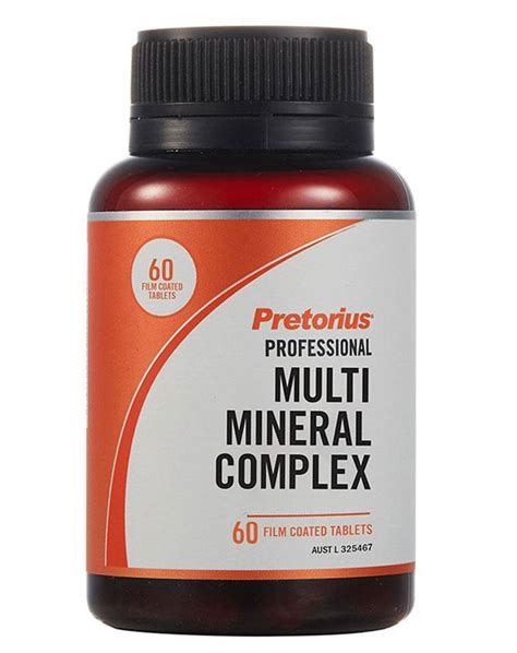 Multi Mineral Complex By Pretorius 60 Tablets Daily Supplements Australia
