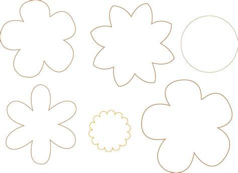Molde De Flor → De Papel De Eva Para Imprimir Fotos E Moldes