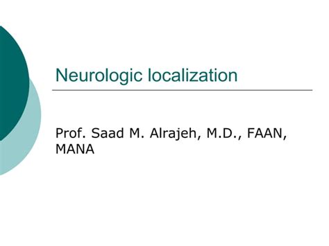 1 Neurologic Localizationppt