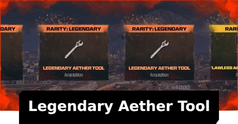 Mw3 How To Get Legendary Aether Tool Schematic And Rewards Cod Modern Warfare 3 2023 Gamewith