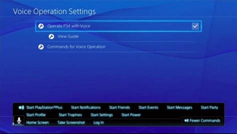 30 voice commands you can use on your playstation 4