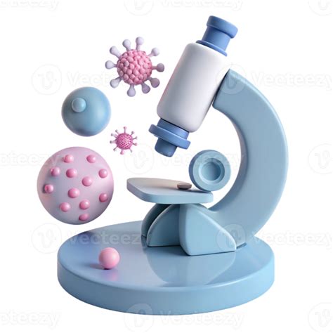 Microscope And Viruses Exploring The Microscopic World 52561713 Png