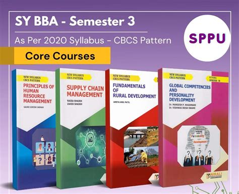 Buy Set Of 4 Books Sybba Core Subjects Sem 3 As Per Sppus Cbcs Pattern Principles Of Hrm