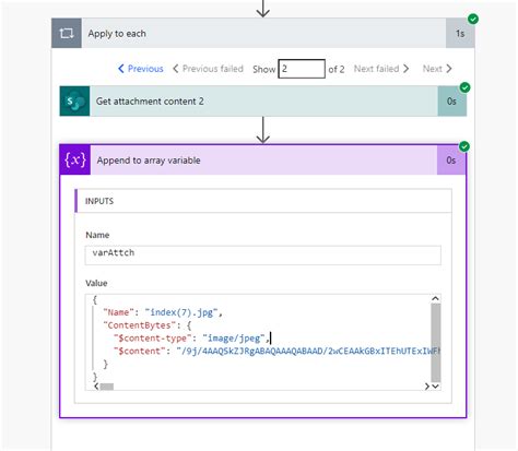 solved attaching list item attachment to email power platform community