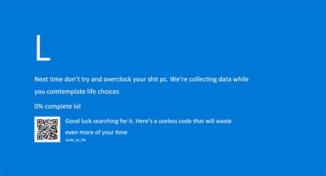 Funny Blue Screen Windows
