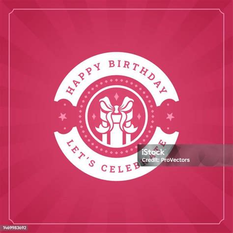 생일 축 하 선물 상자 리본 핑크 빈티지 인사말 카드 하트 선물 상자 활판 템플릿 벡터 고풍스런에 대한 스톡 벡터 아트 및 기타 이미지 고풍스런 공휴일 국경 Istock