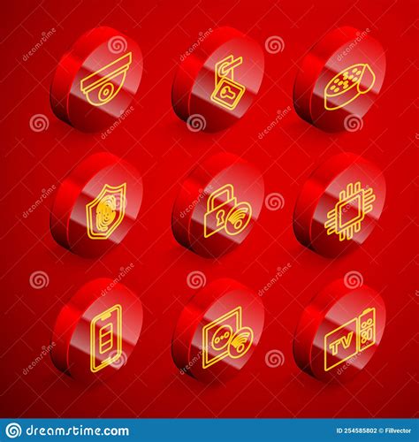 Set Line Motion Sensor Digital Door Lock Water Fingerprint Processor With Cpu Smartphone