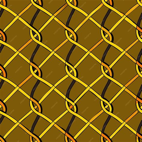 Premium Vector A Yellow And Orange Pattern With A Yellow And Black