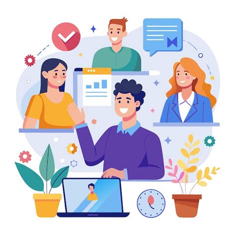 Team Collaboration And Project Management In Action Visualizing Success Premium Ai Generated