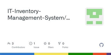 Github It Inventory Management Systemitms