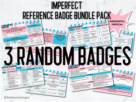 Imperfect Badge Buddy Bundle Nrp Ob Hemorrhage Fetal Monitoring