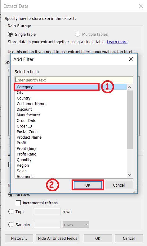 Tableau Extract Filters Online Tutorials Library List