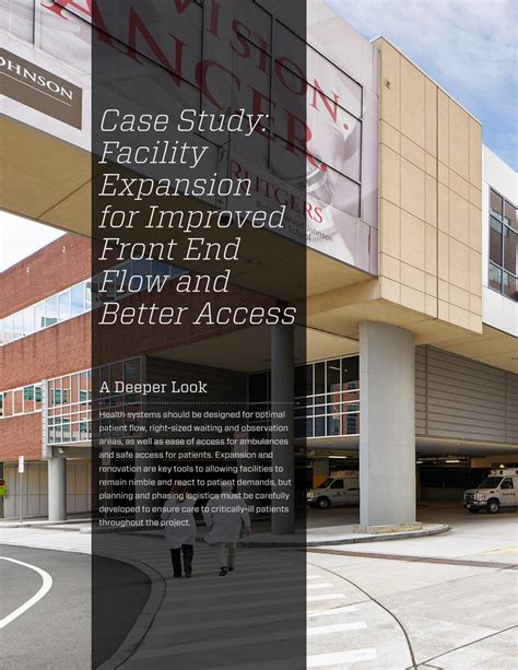 Case Study Facility Expansion For Improved Flow And Better Access By