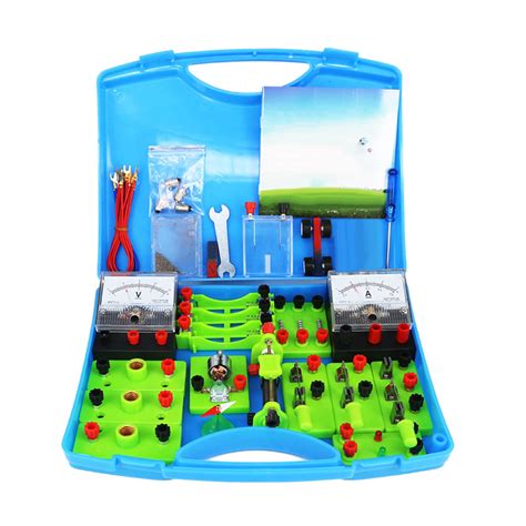 Buy Multifunction Physics Experiment Box Diy Electric Circuit Kit Physics Series Parallel