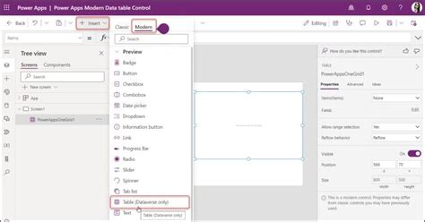 Power Apps Modern Table Control How To Use