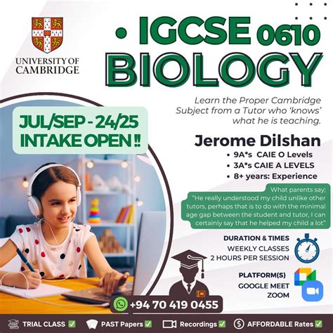 Igcse Bio 0610 R Biology