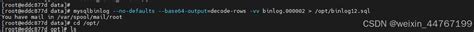 Mysqlbinlog工具详解 Csdn博客