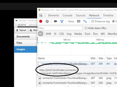 Ckfinder Is Not Using The Custom Configured Connector When