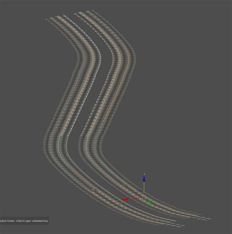 how make curve road straight r 3dsmax