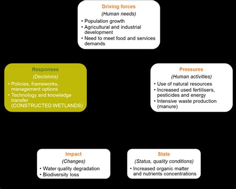1 dpsir conceptual framework for assessing the impact of agricultural