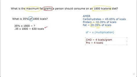 Calculating Macronutrients Youtube