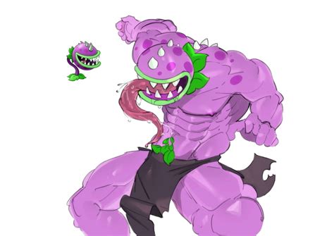 Rule 34 Anthrofied Chomper Pvz Clothing Kogito Male Only Muscular