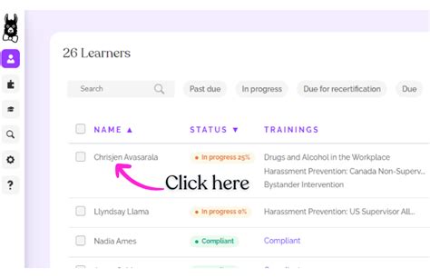 edit a learner s profile information individual and bulk updating