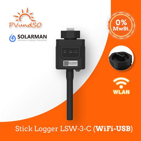 Solarman Stick Logger Lsw 3 C Wifi Usb
