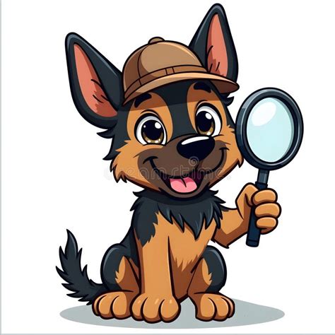 Mini German Shepherd Stock Illustration Illustration Of Loyal 344415769