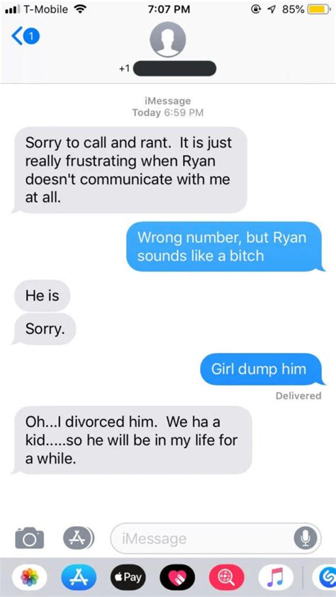 wrong number texts